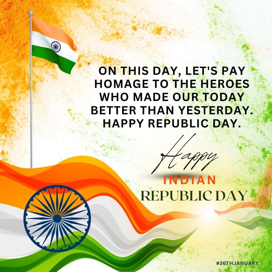 Happy Republic Day Quotes, Captions, Wishes & Messages With HD Images ...